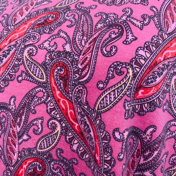 White Stag | Tops | White Stag Xl Cotton Knit Top Paisley Designer Hip ...